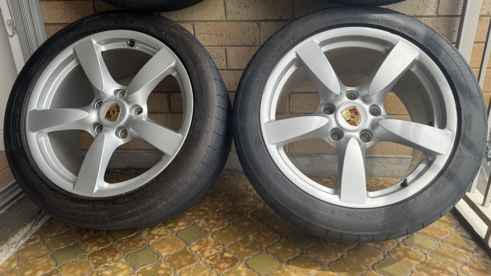 Porsche 987 wheels - OEM 18" - For Sale, Barter, Trade, or Swap - PFA